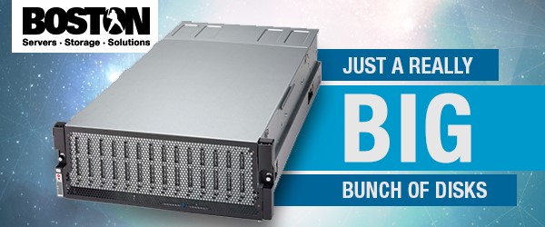Now available at Boston: Supermicro's 90 bay JBOD